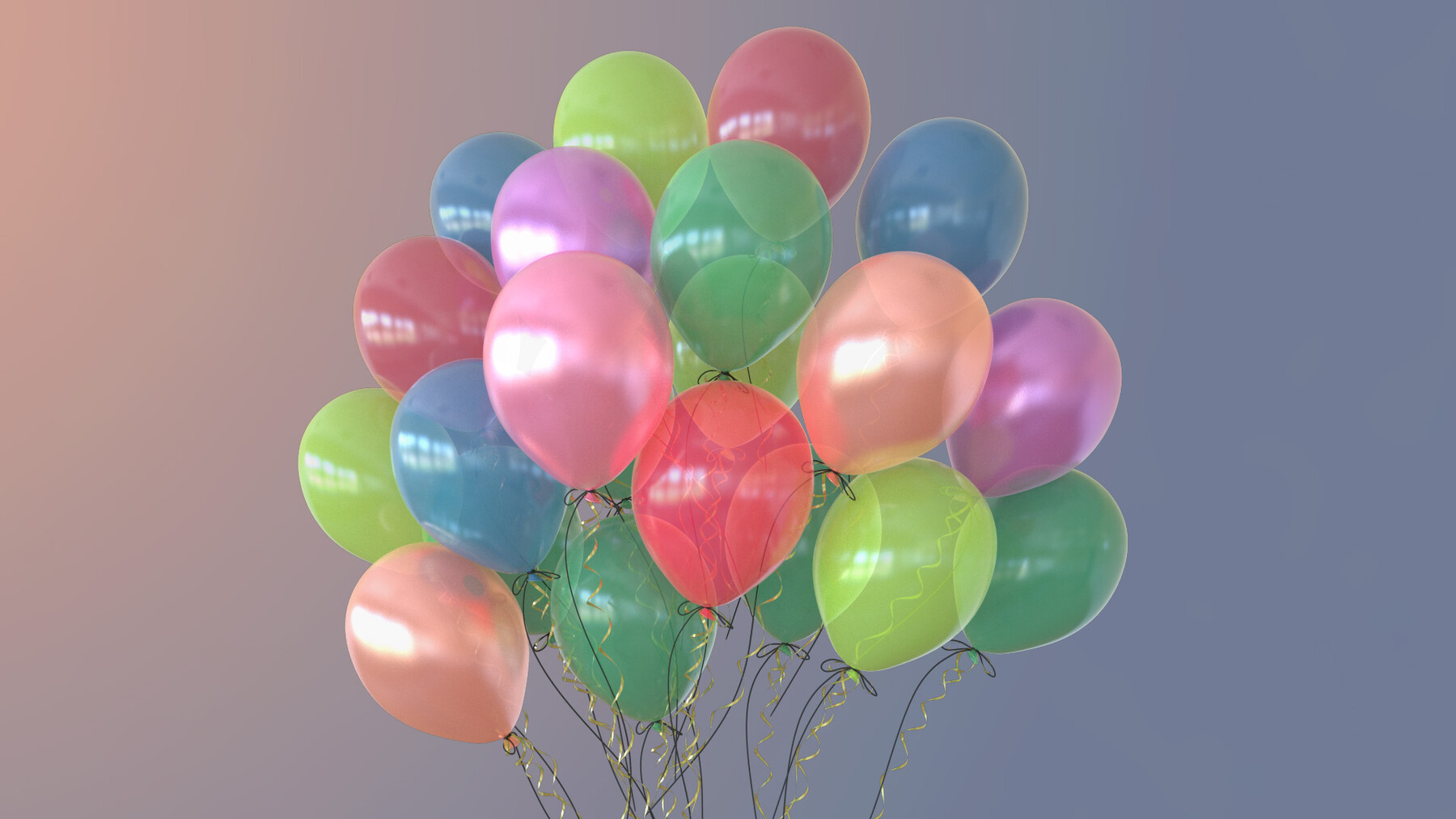 ArtStation - Colored balloons | Resources