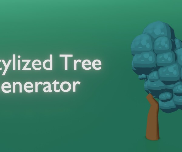 ArtStation - Stylized Tree Generator - Blender Geometry Nodes | Resources