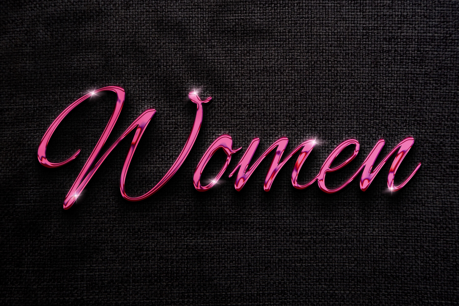 ArtStation - Women PSD fully editable text effect. Layer style PSD ...