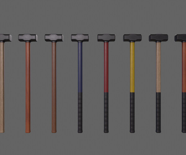 ArtStation - PBR Sledge Hammer | Game Assets