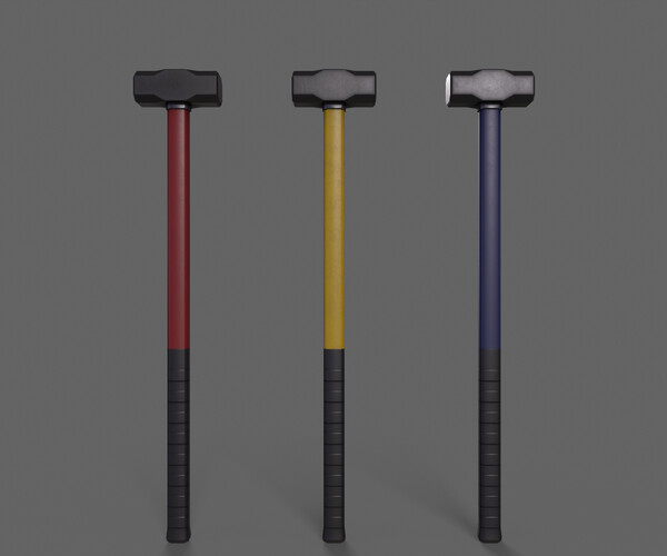 ArtStation - PBR Sledge Hammer | Game Assets