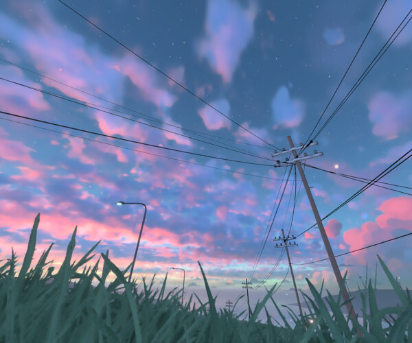 ArtStation - Cartoon & Stylized HDRI sky Pack 02 | Resources