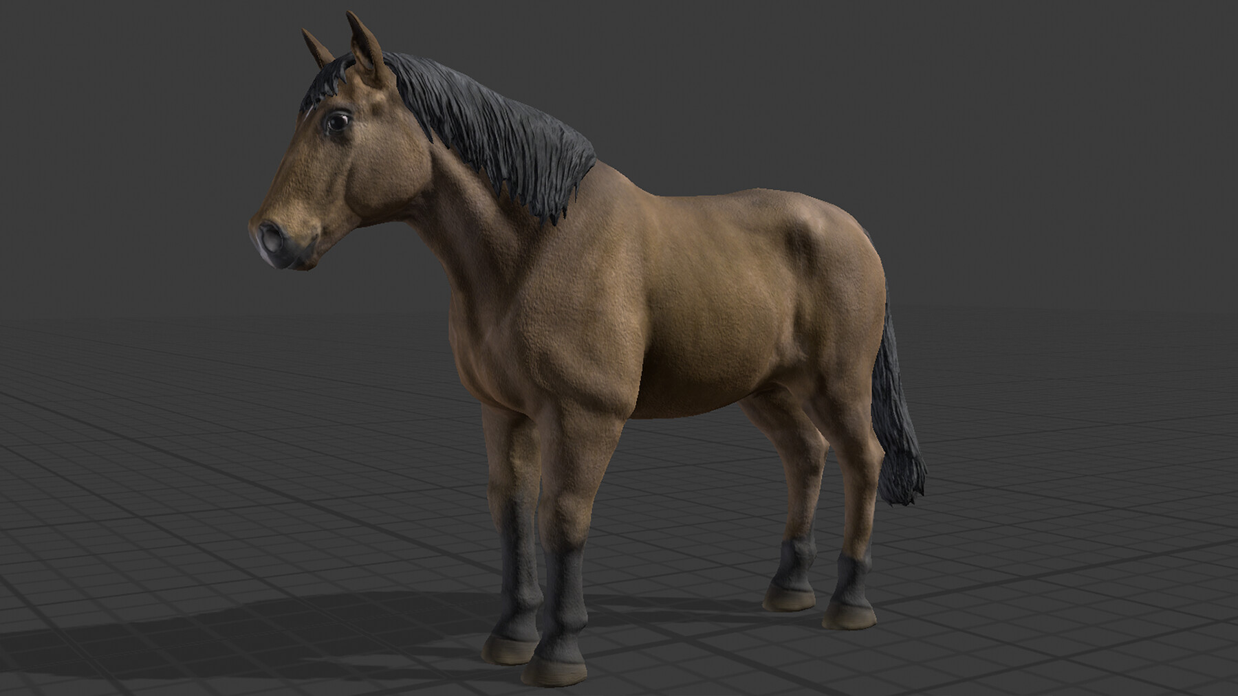 ArtStation - Horse Stallion | Game Assets