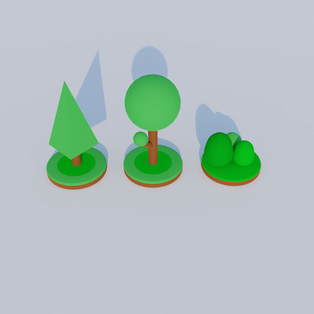 ArtStation - Isometric tree | Game Assets