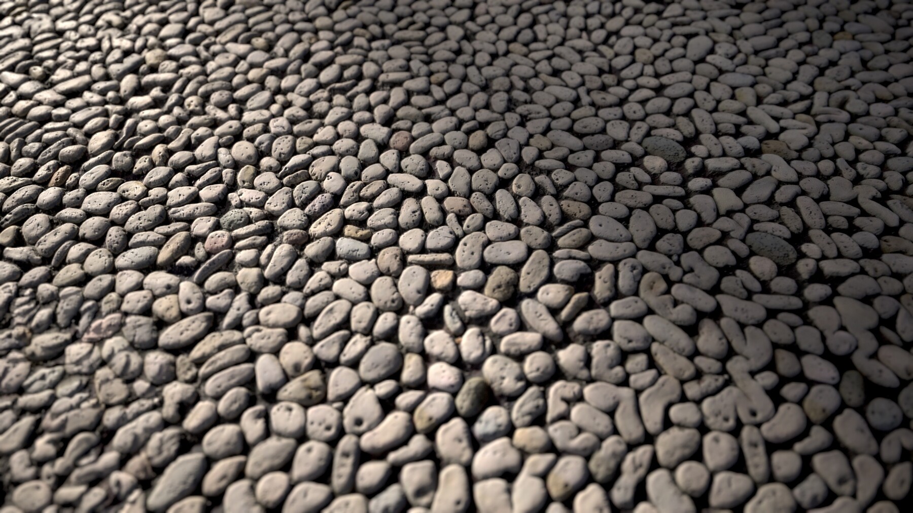ArtStation - Base Material-Cobble Stone Ground| PBR Material+4K ...