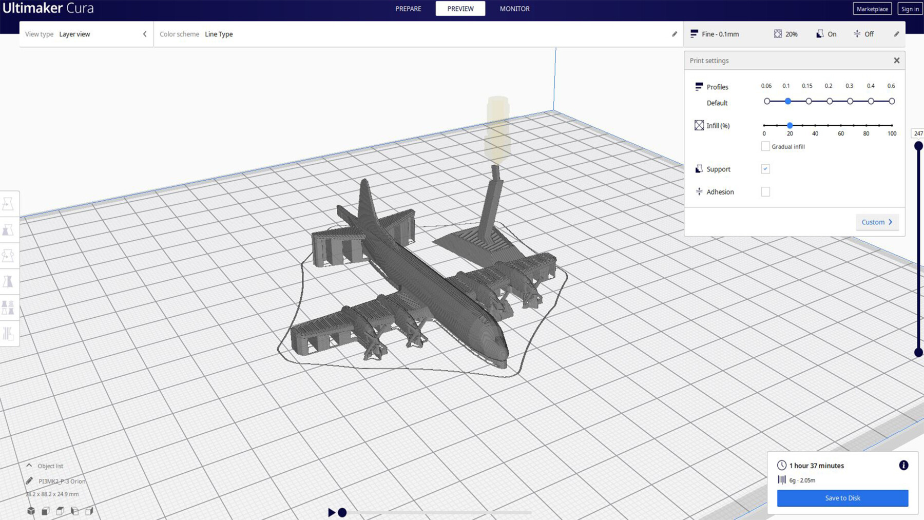 ArtStation - P-3 Orion 3D print model | Resources