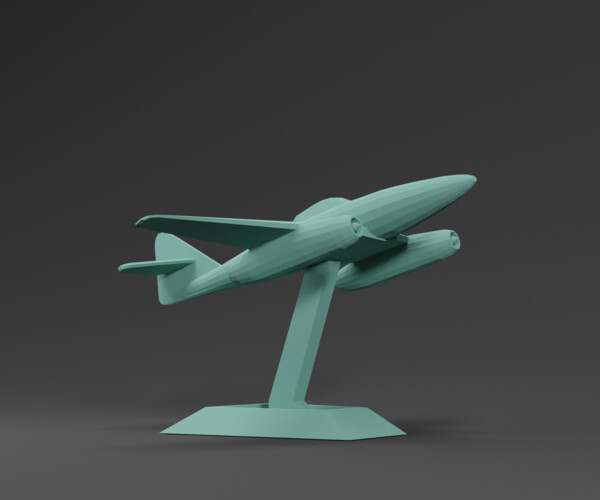 ArtStation - Me 262 Plane 3D print model | Resources