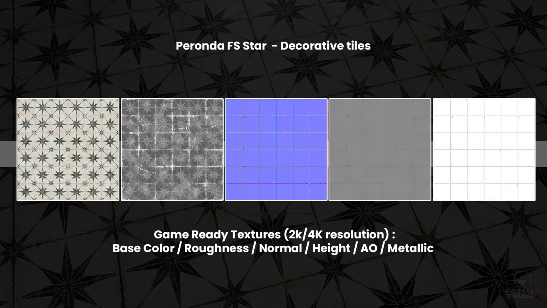 ArtStation - Peronda FS Star Tiles - Game Ready Material (2k/4k) | Game ...