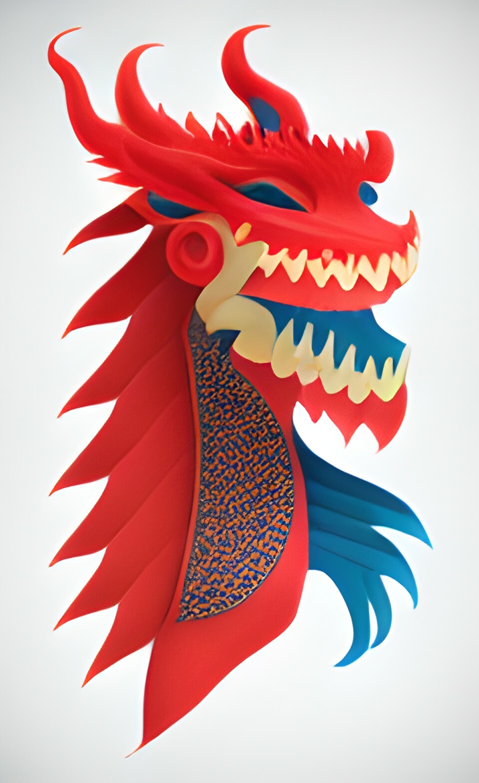 ArtStation - chinese dragon mask Imoogi 1k image pack | Artworks