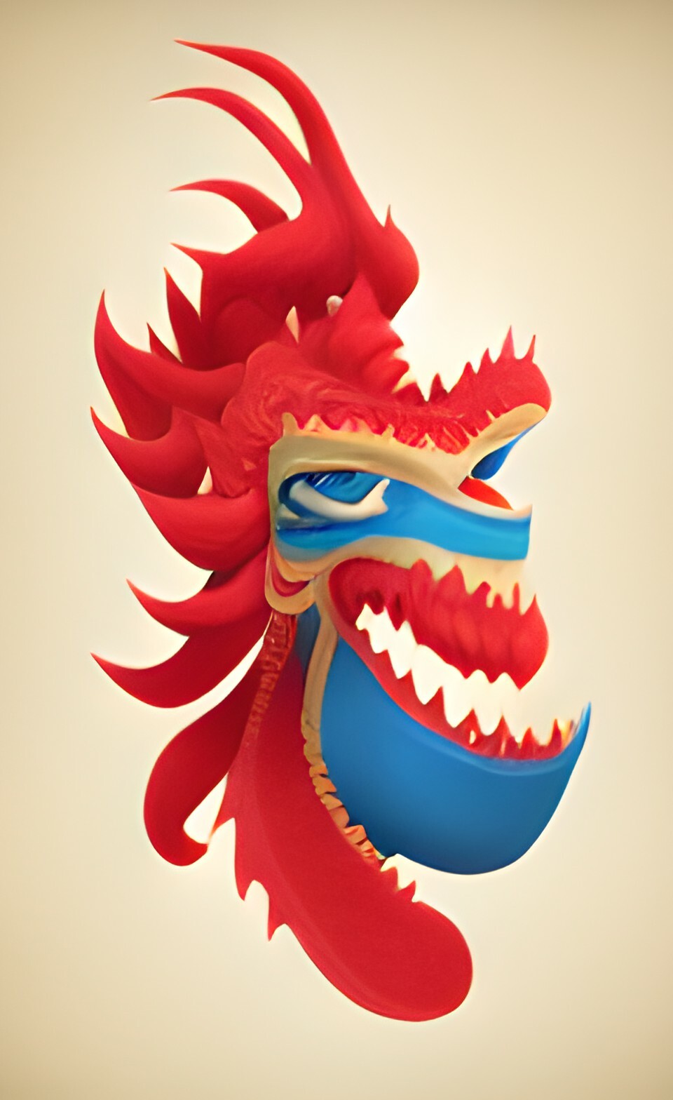 ArtStation - chinese dragon mask Imoogi 1k image pack | Artworks