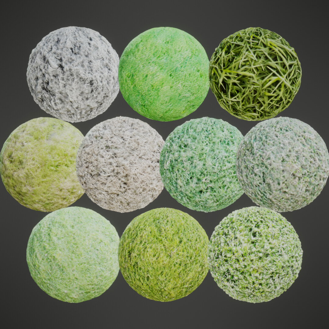 ArtStation - 100 PBR Grass Textures Bundle | Game Assets