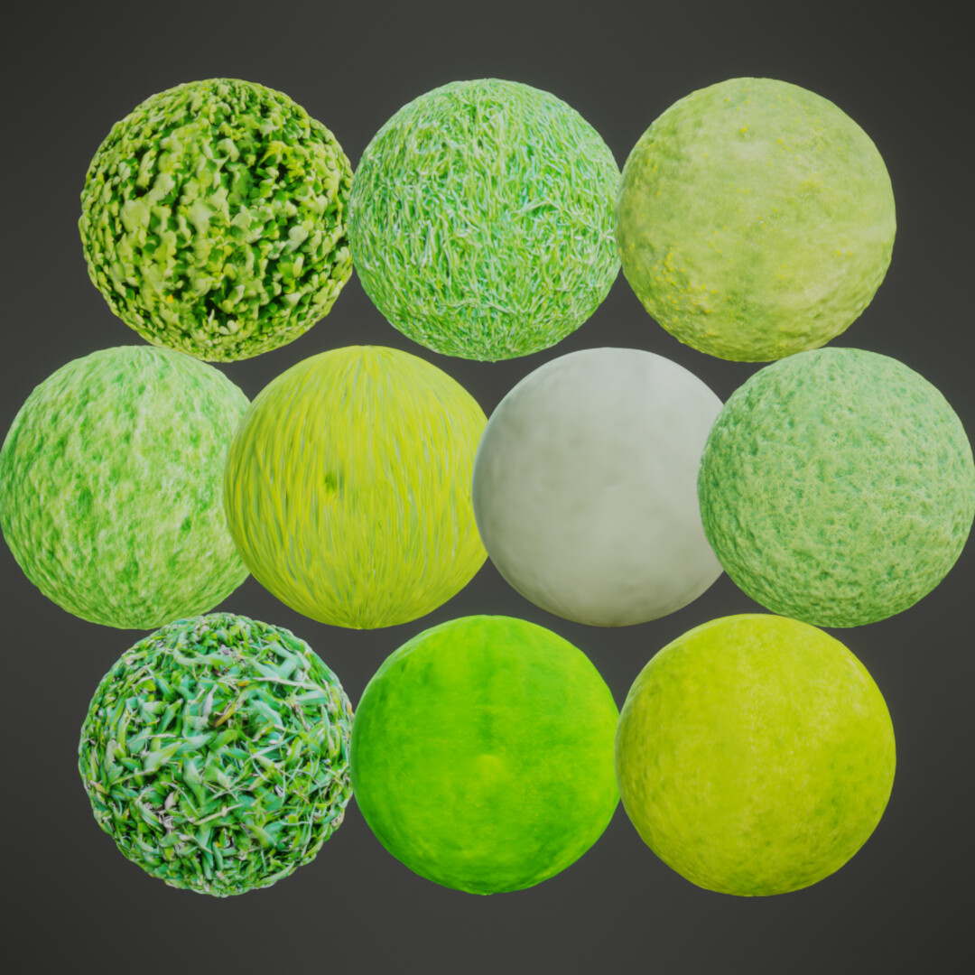 ArtStation - 100 PBR Grass Textures Bundle | Game Assets