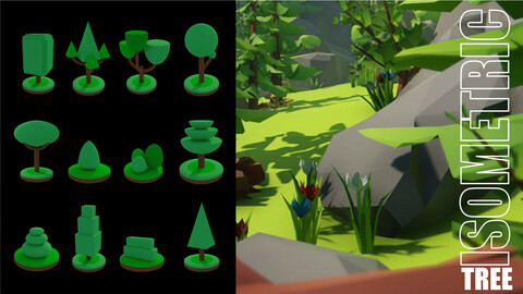 ArtStation - Isometric tree | Game Assets