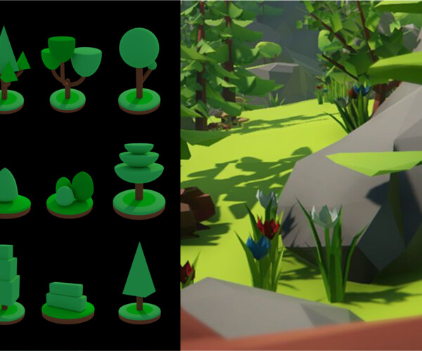 ArtStation - Isometric tree | Game Assets