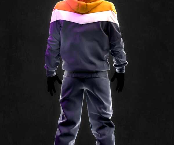 ArtStation - Men's Sweat Suit | Game Assets