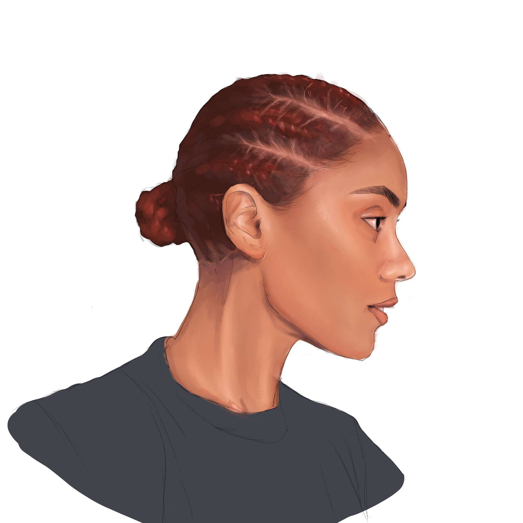 ArtStation - braided beauty | Artworks