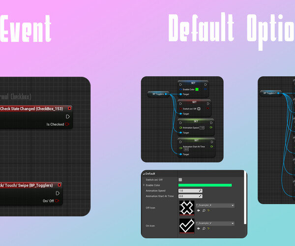 ArtStation - UE4/5 UI Togglers | Game Assets