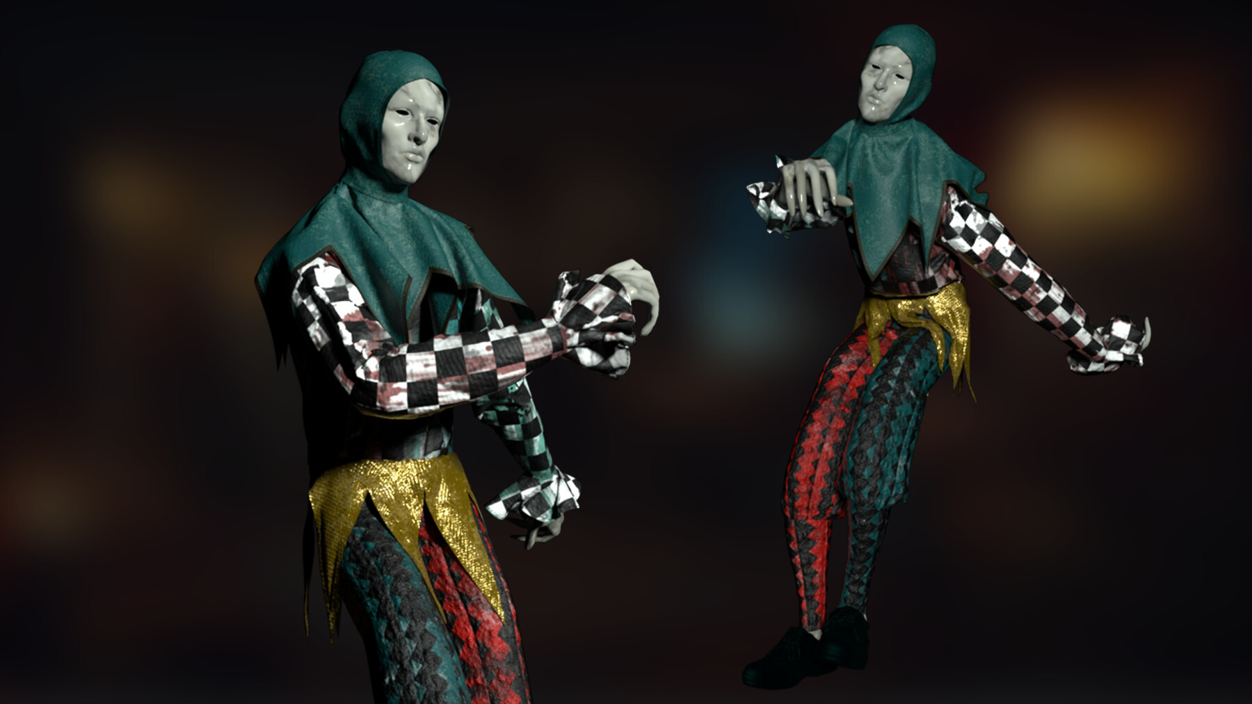 ArtStation - Jester Outfit OBJ+ZPRJ | Resources