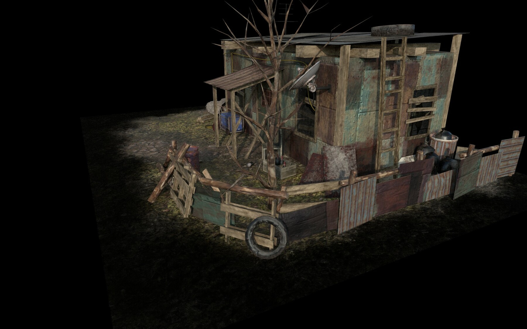 ArtStation - Apocalyptic House | Game Assets