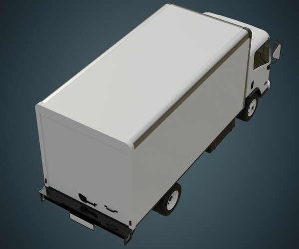 ArtStation - Box Truck 1 Basic | Resources