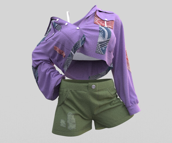 ArtStation - New Realistic Female Outfits | Resources