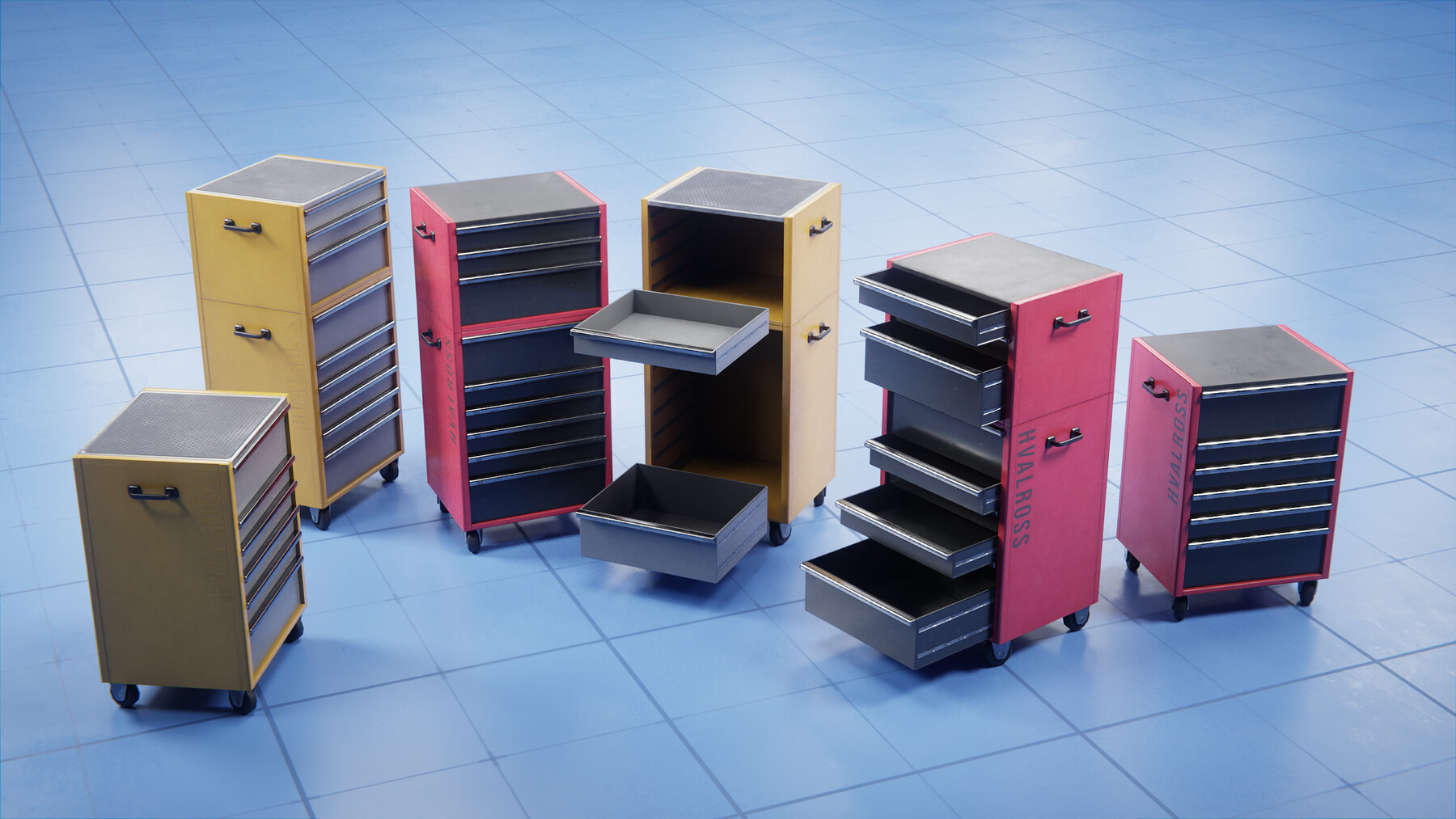 ArtStation - Factory Props Vol 1. | Game Assets