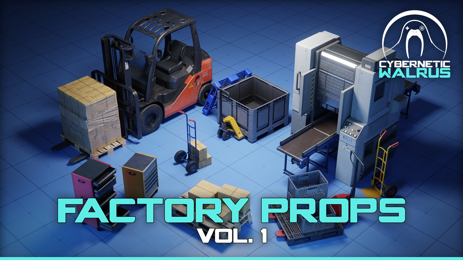 ArtStation - Factory Props Vol 1. | Game Assets