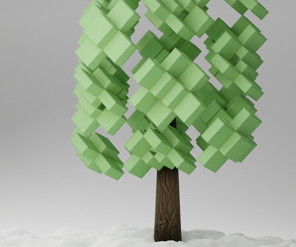 ArtStation - TREE MODELS | Resources