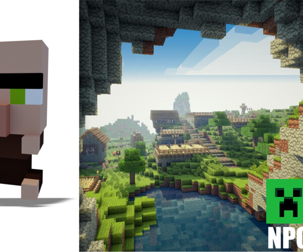 ArtStation - Villager NPC Minecraft | Game Assets