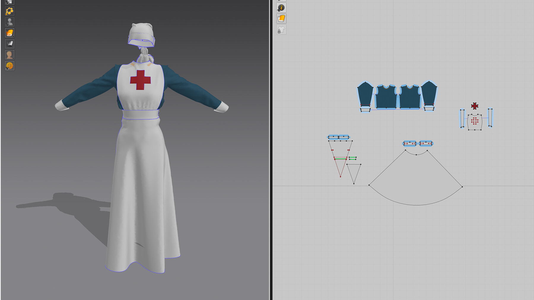 ArtStation - Nurse Uniform OBJ+ZPRJ | Resources