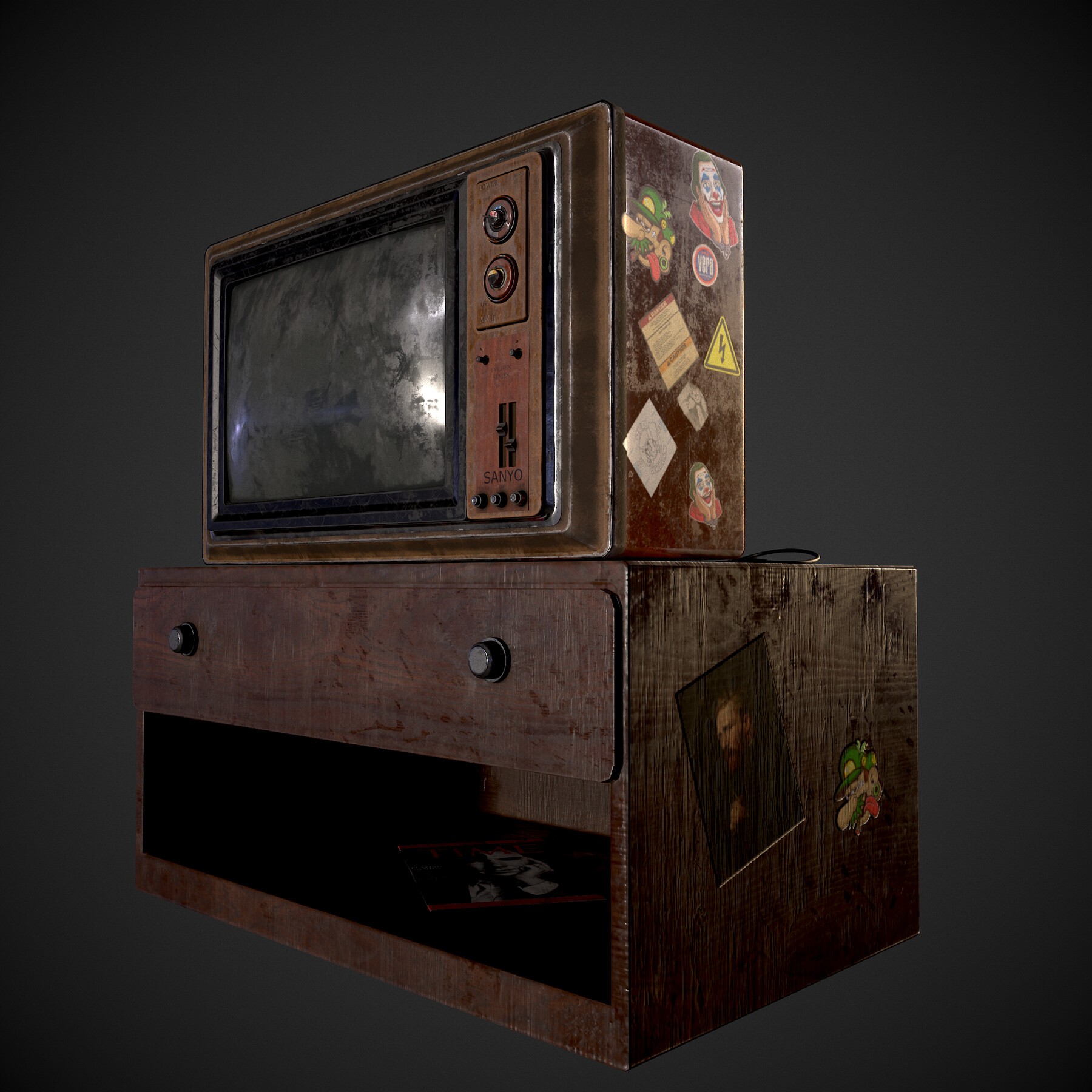 ArtStation - Old TV | Game Assets
