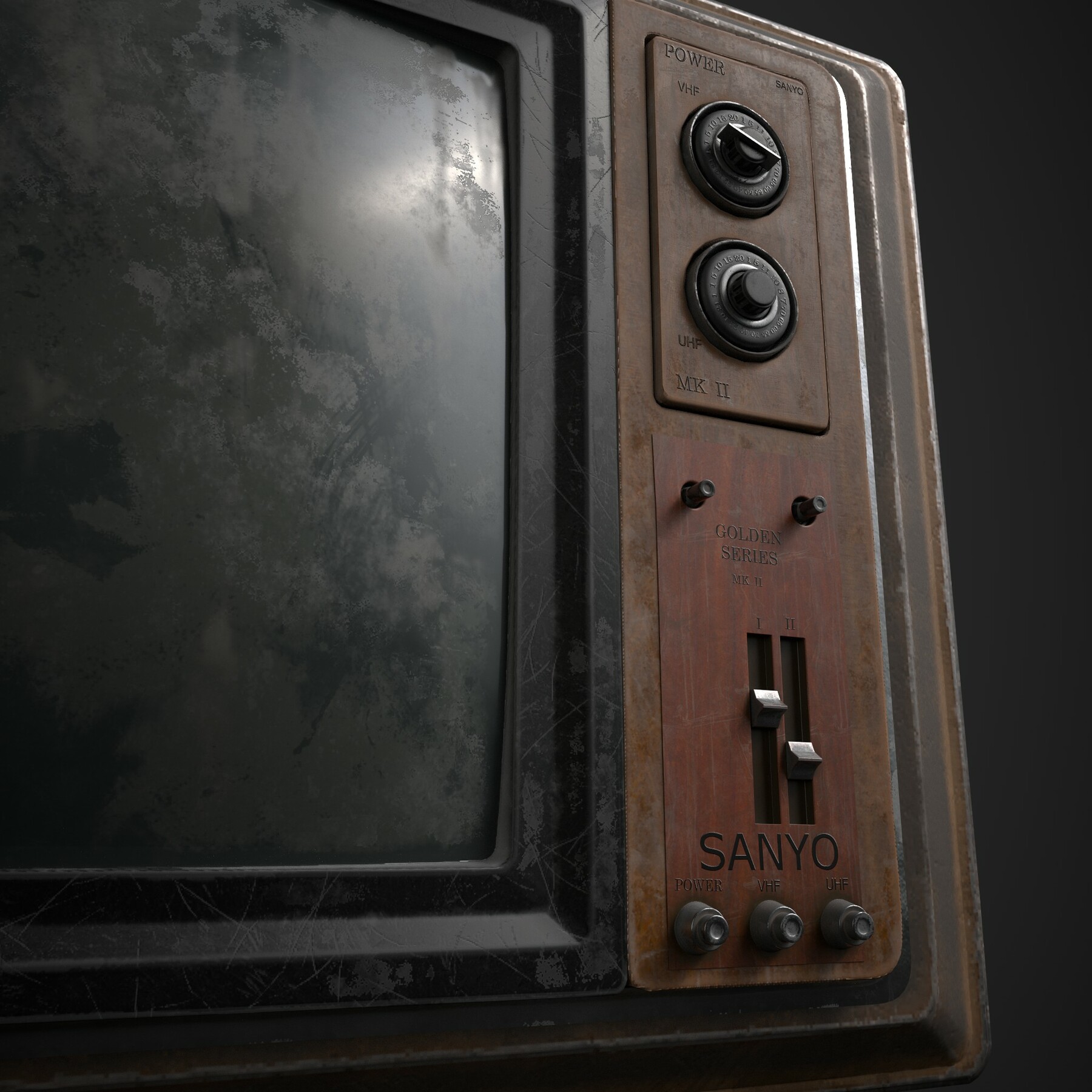 ArtStation - Old TV | Game Assets