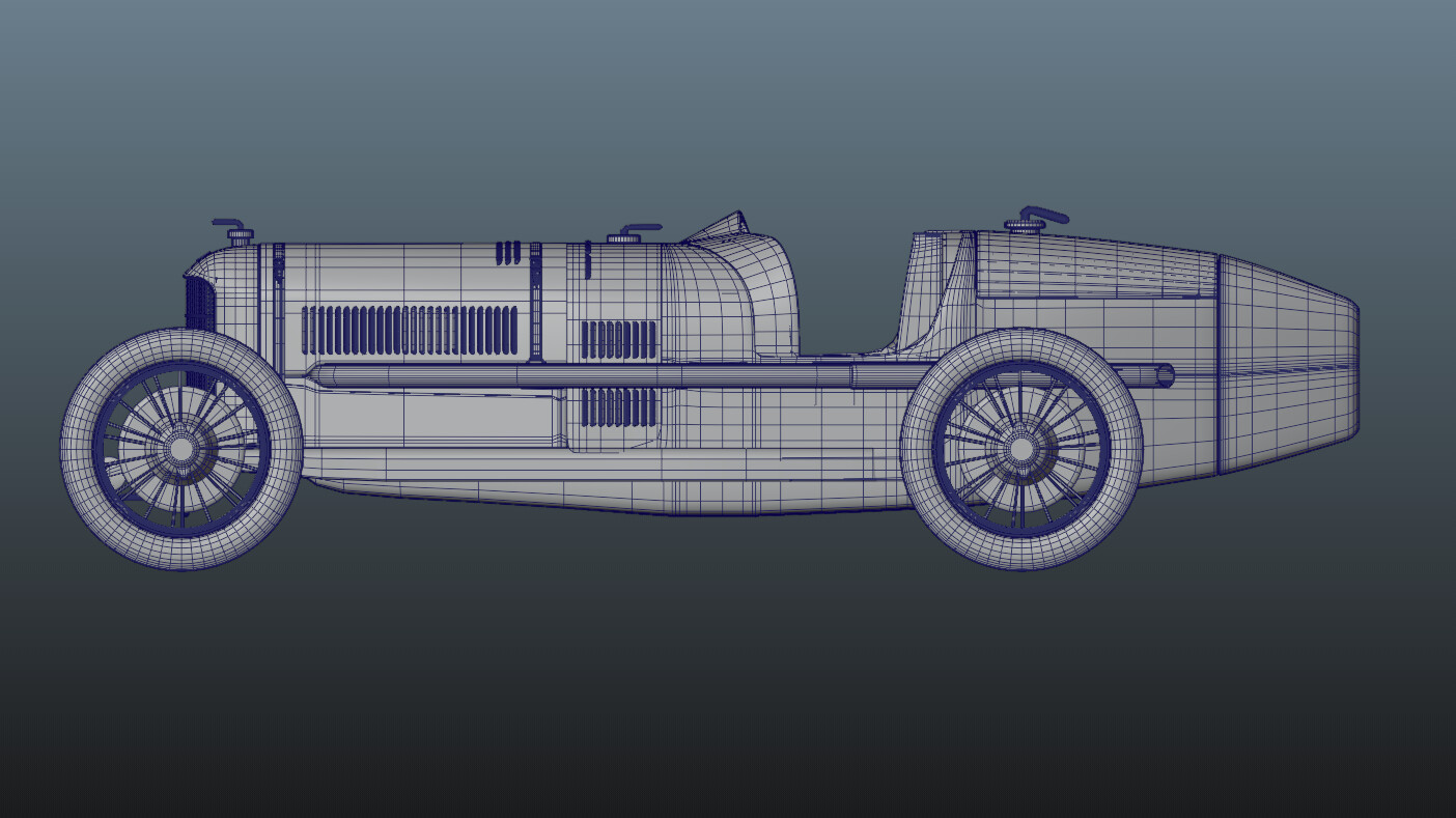 ArtStation - 1924 Grand Prix - Alfa Romeo P2 | Resources