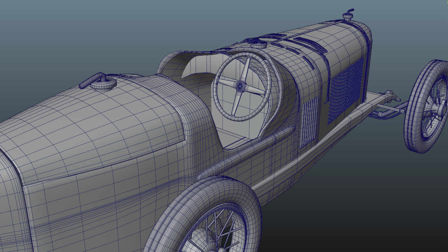 ArtStation - 1924 Grand Prix - Alfa Romeo P2 | Resources