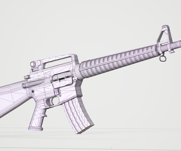 ArtStation - M16A2 | Game Assets