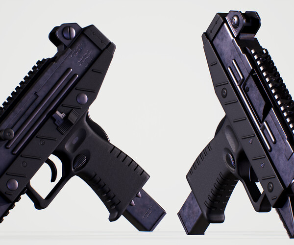 ArtStation - UZI PRO - 9MM | Game Assets