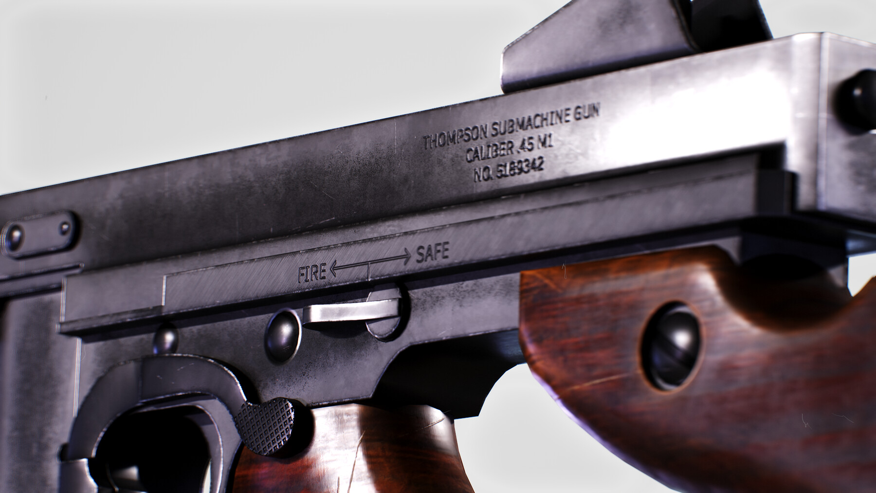 ArtStation - M1 THOMPSON - II WOLRD WAR | Game Assets