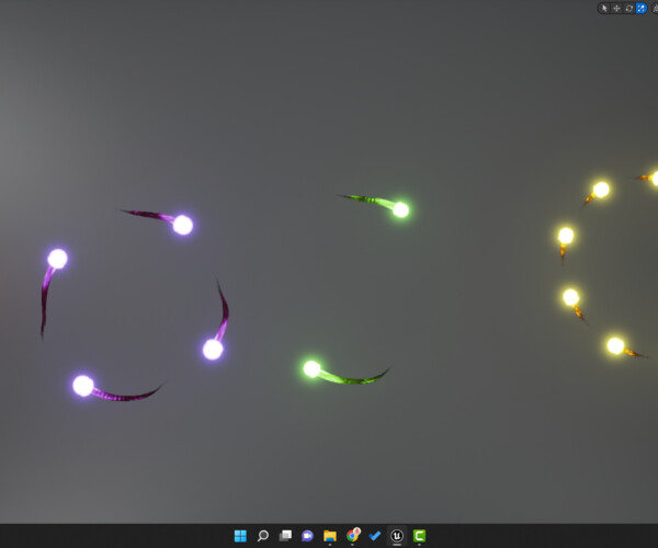 ArtStation - Rotating trail fx with full control effect UE5 | Game Assets