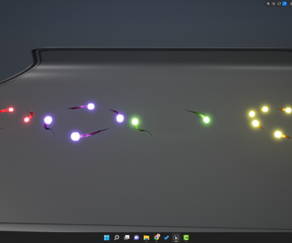 ArtStation - Rotating trail fx with full control effect UE5 | Game Assets