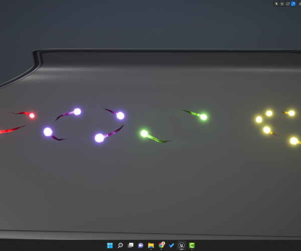ArtStation - Rotating trail fx with full control effect UE5 | Game Assets