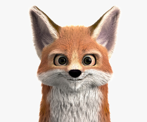 ArtStation - Stylized Fox model 3d - Maya 2016 | Resources