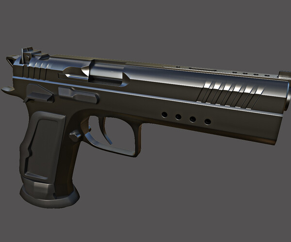 ArtStation - Pistol High Poly 2 | Game Assets