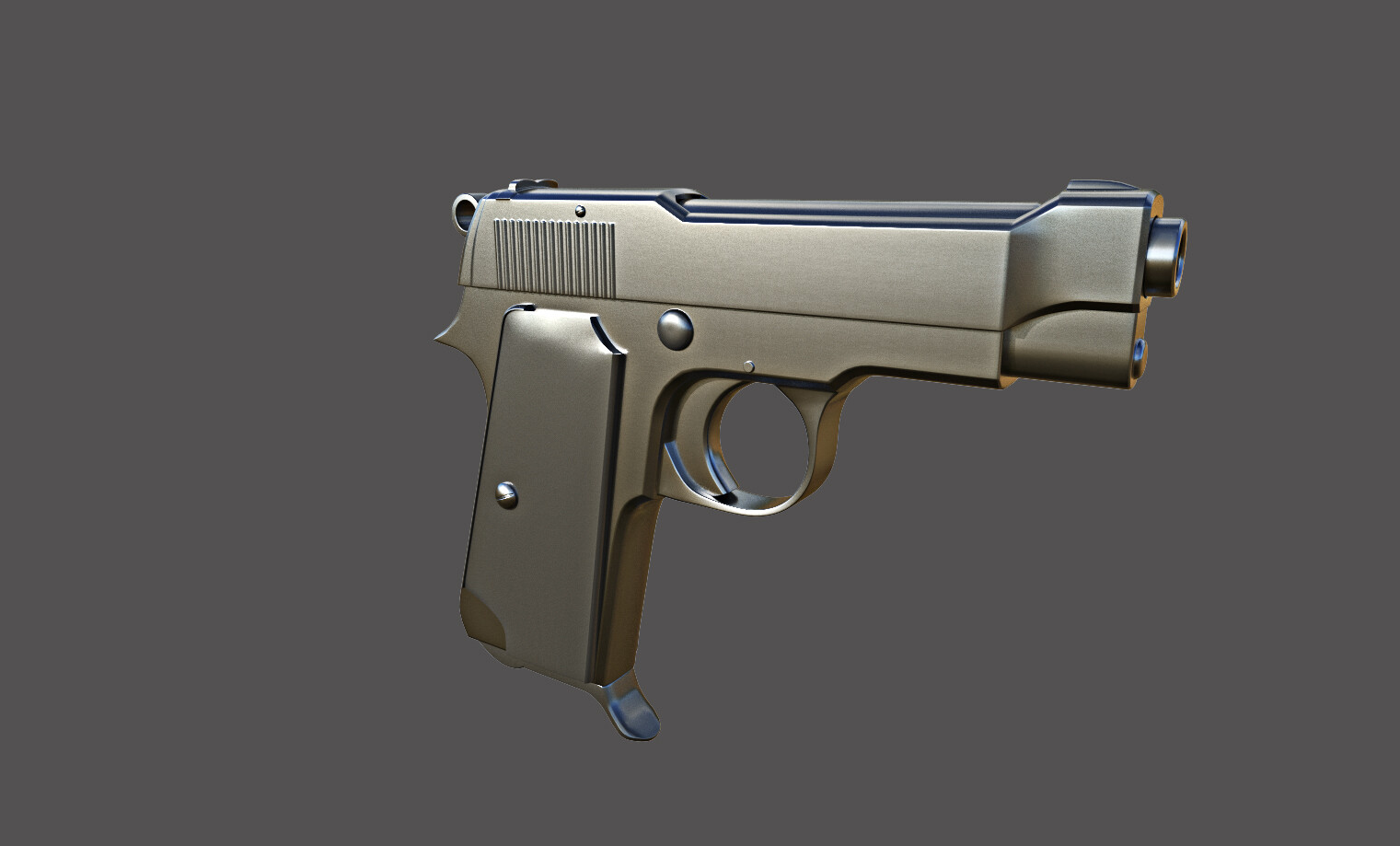 ArtStation - Pistol High Poly 3 | Game Assets