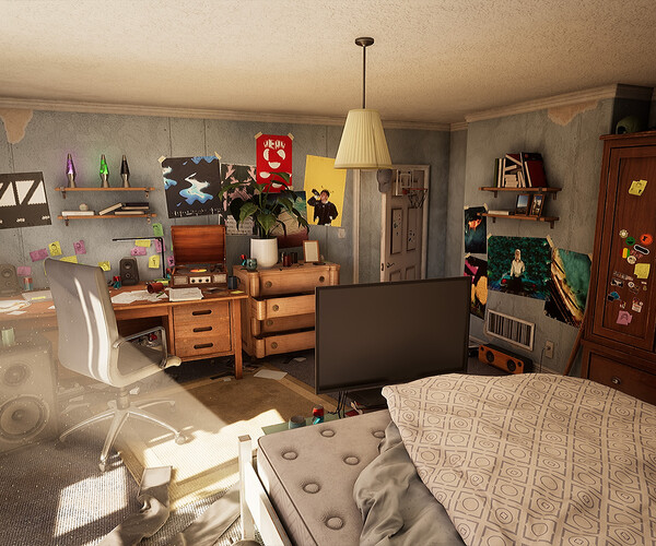 ArtStation - Will's Room | Game Assets