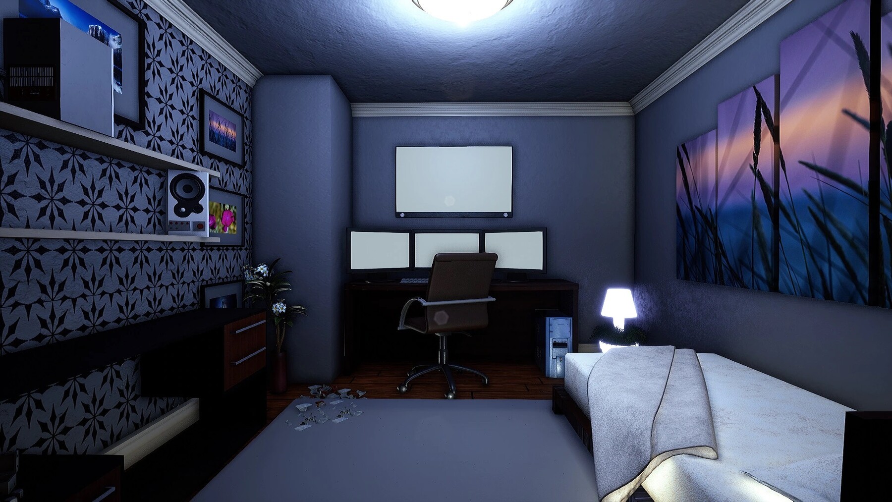 ArtStation - Full House - 3 Floors | Game Assets