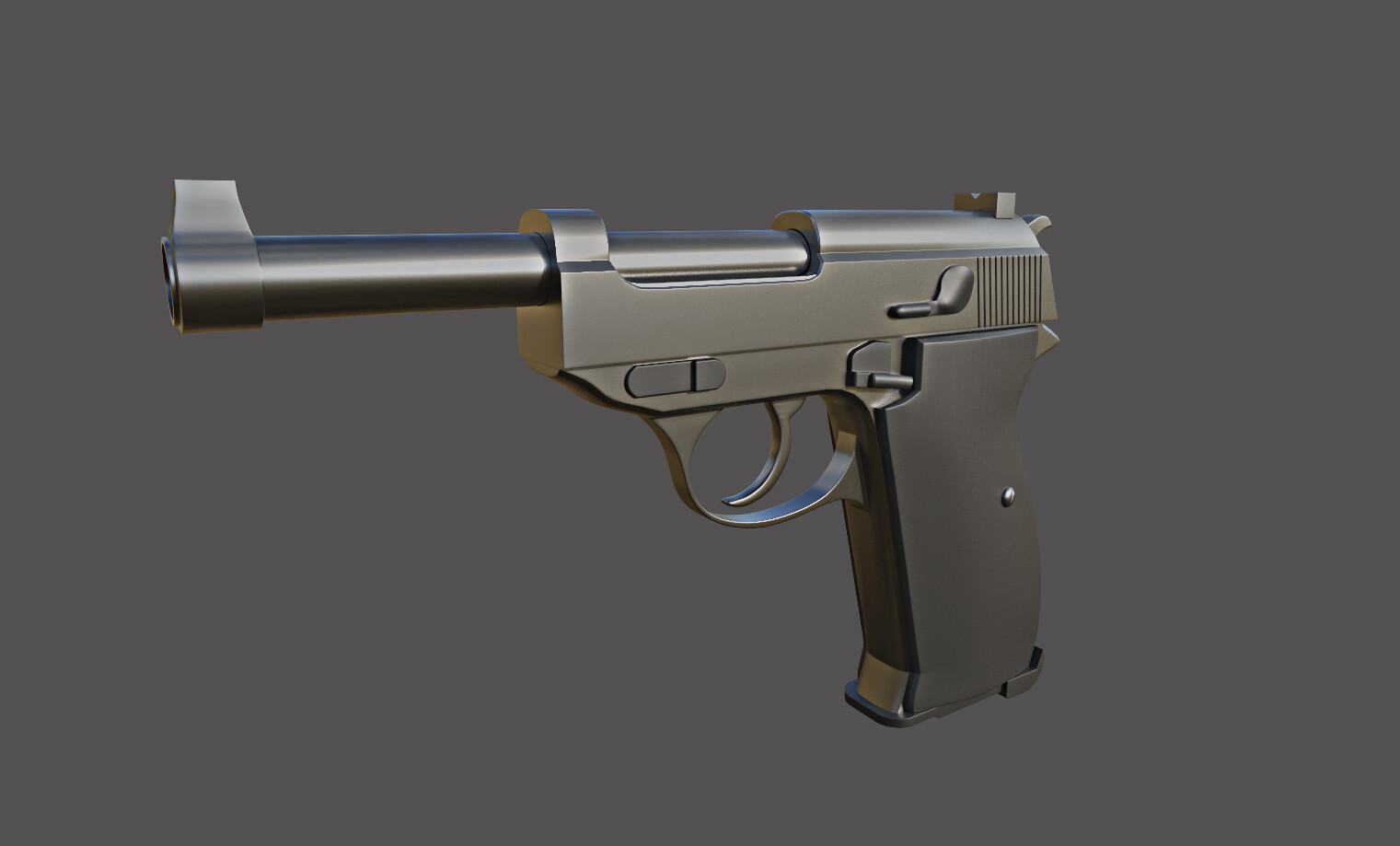 ArtStation - Pistol High Poly 4 | Game Assets