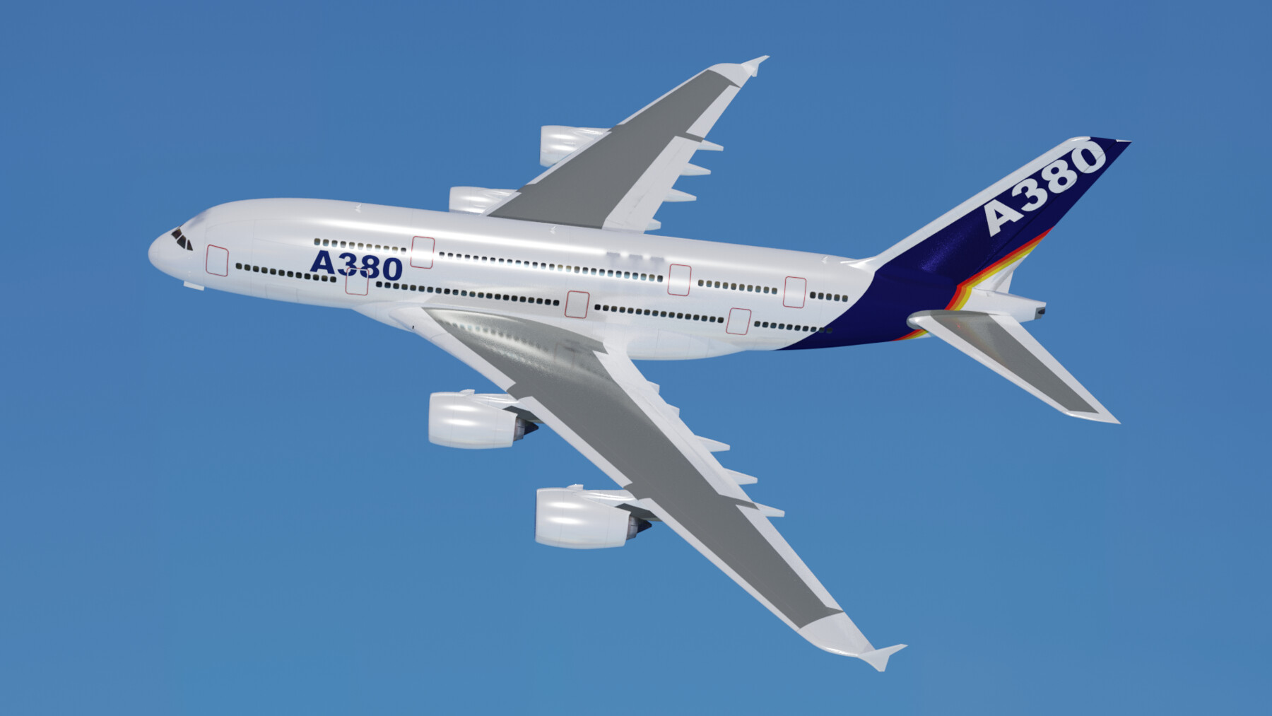 ArtStation - AIRBUS A 380 GAME READY | Resources