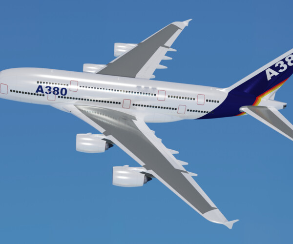 ArtStation - AIRBUS A 380 GAME READY | Resources