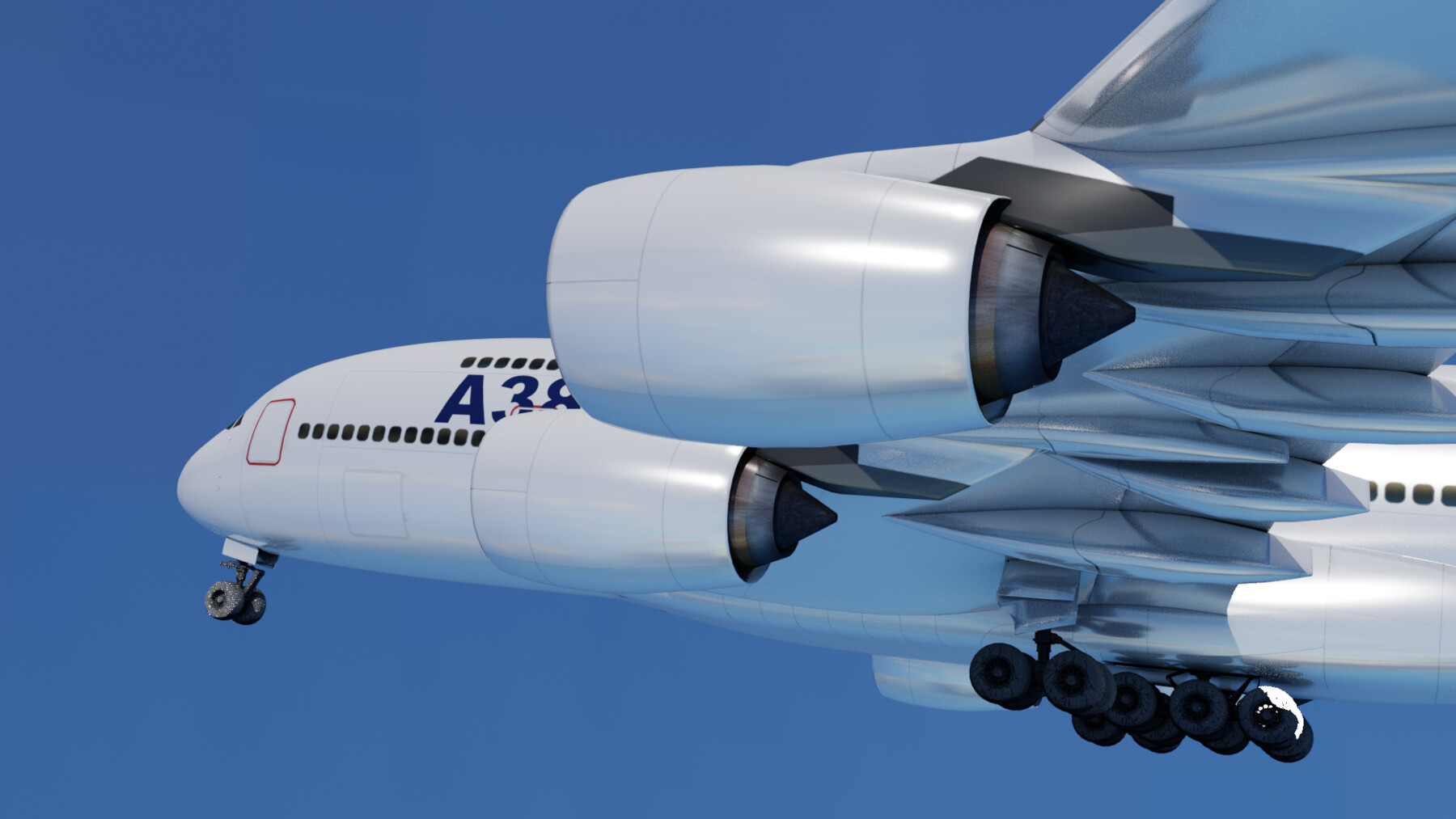 ArtStation - AIRBUS A 380 GAME READY | Resources