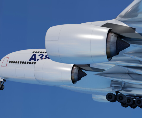 ArtStation - AIRBUS A 380 GAME READY | Resources